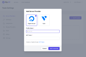 Quickstart – FlyWP
