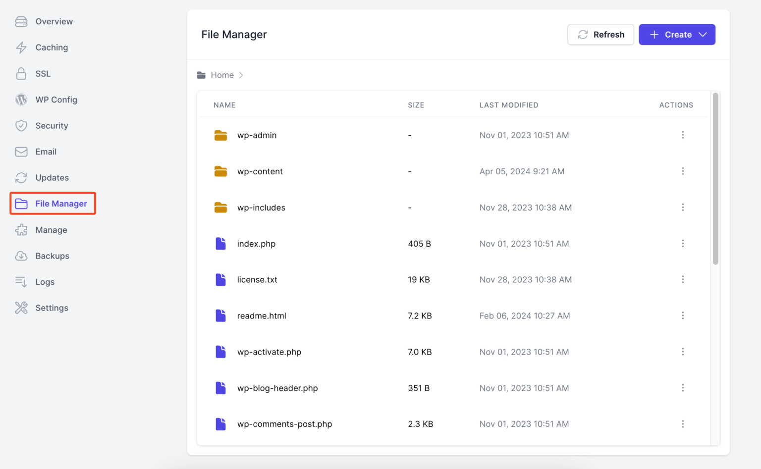 How to Configure File Manager Feature of FlyWP
