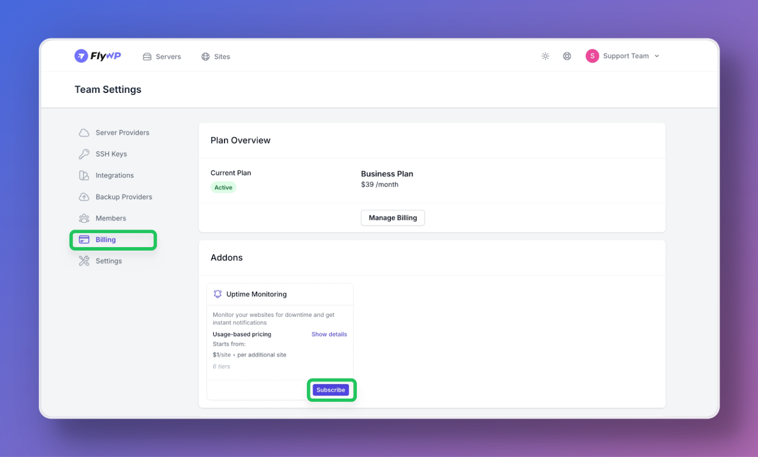 Introducing Website Uptime Monitor on FlyWP